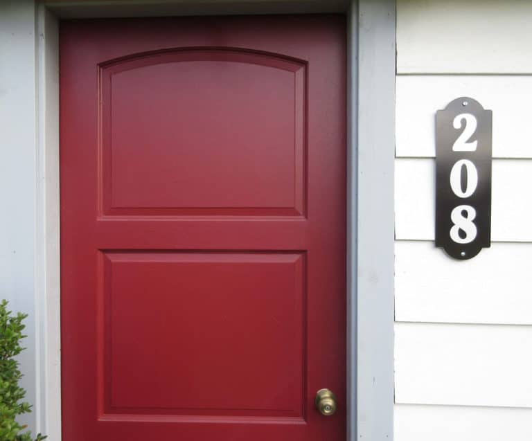 Deluxe House Address Sign - Safety Home Address